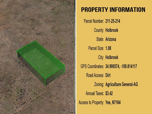 N7164 Rd, Holbrook, Apache, Arizona, 86025 Land for Sale | Landmodo