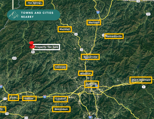Sandy Mush Township, NC Land for Sale | Landmodo