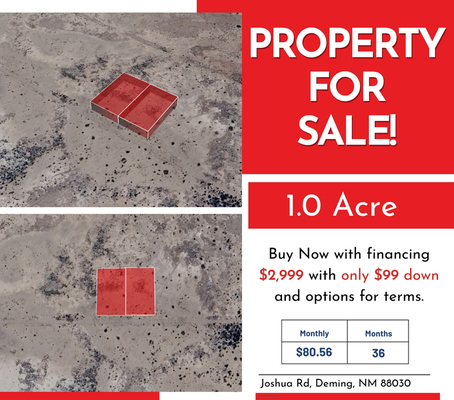 Joshua Rd, Deming, NM 88030 Land for Sale | Landmodo