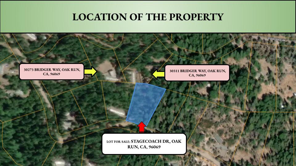 STAGECOACH DR, OAK RUN, CA, 96069, OAK RUN, Shasta, California, 96069 ...